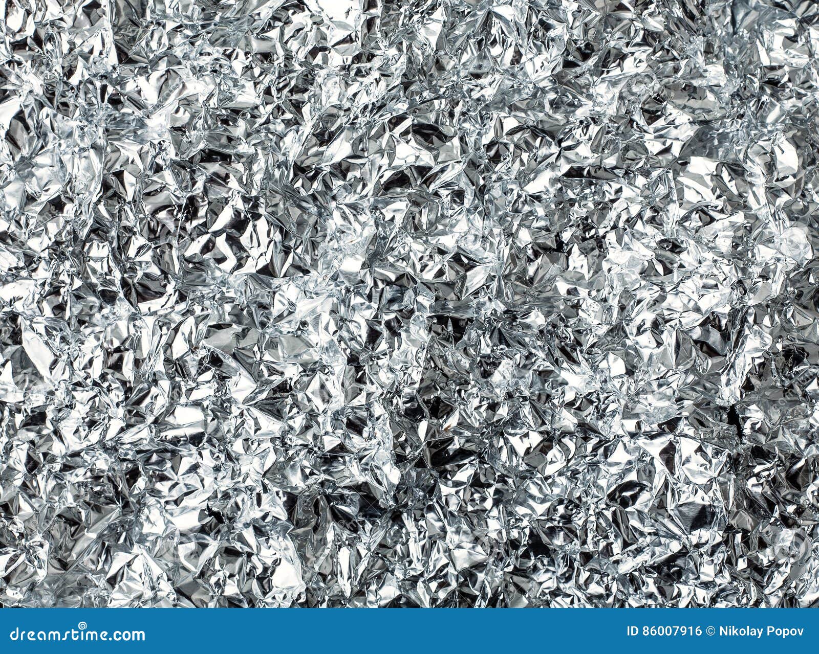 Crumpled foil food. stock photo. Image of folded, kitchen - 86007916