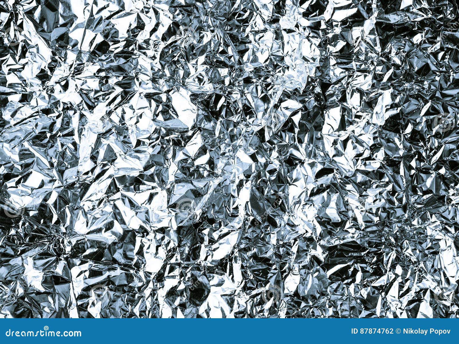 Crumpled foil food. stock photo. Image of effects, material - 87874762