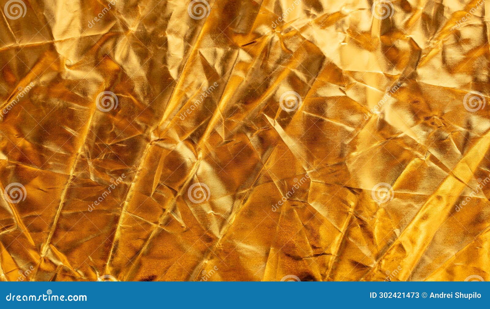 Crumpled Gold Background As an Abstraction. Texture Stock Image - Image ...