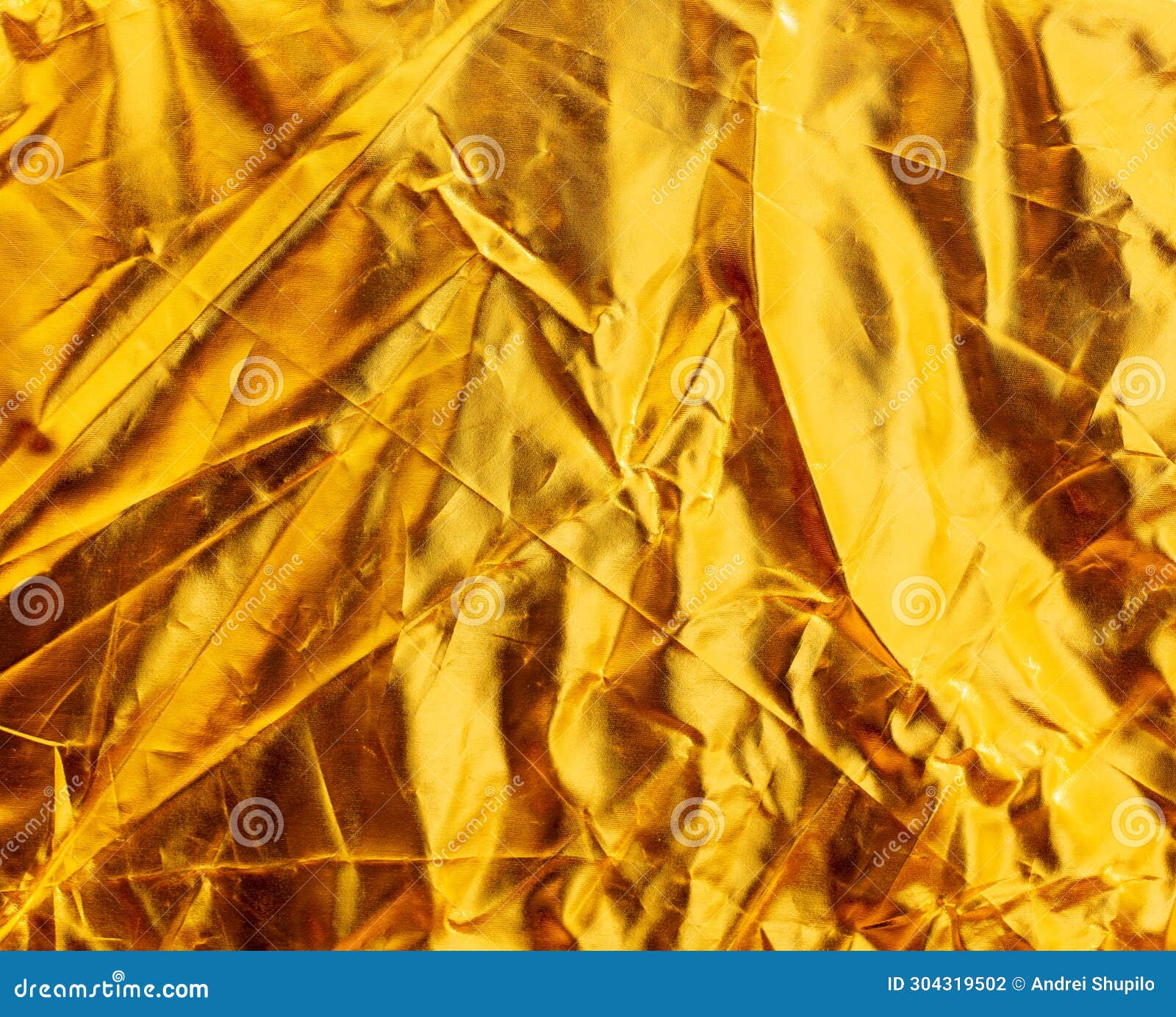 Crumpled Gold Background As an Abstraction. Texture Stock Photo - Image ...