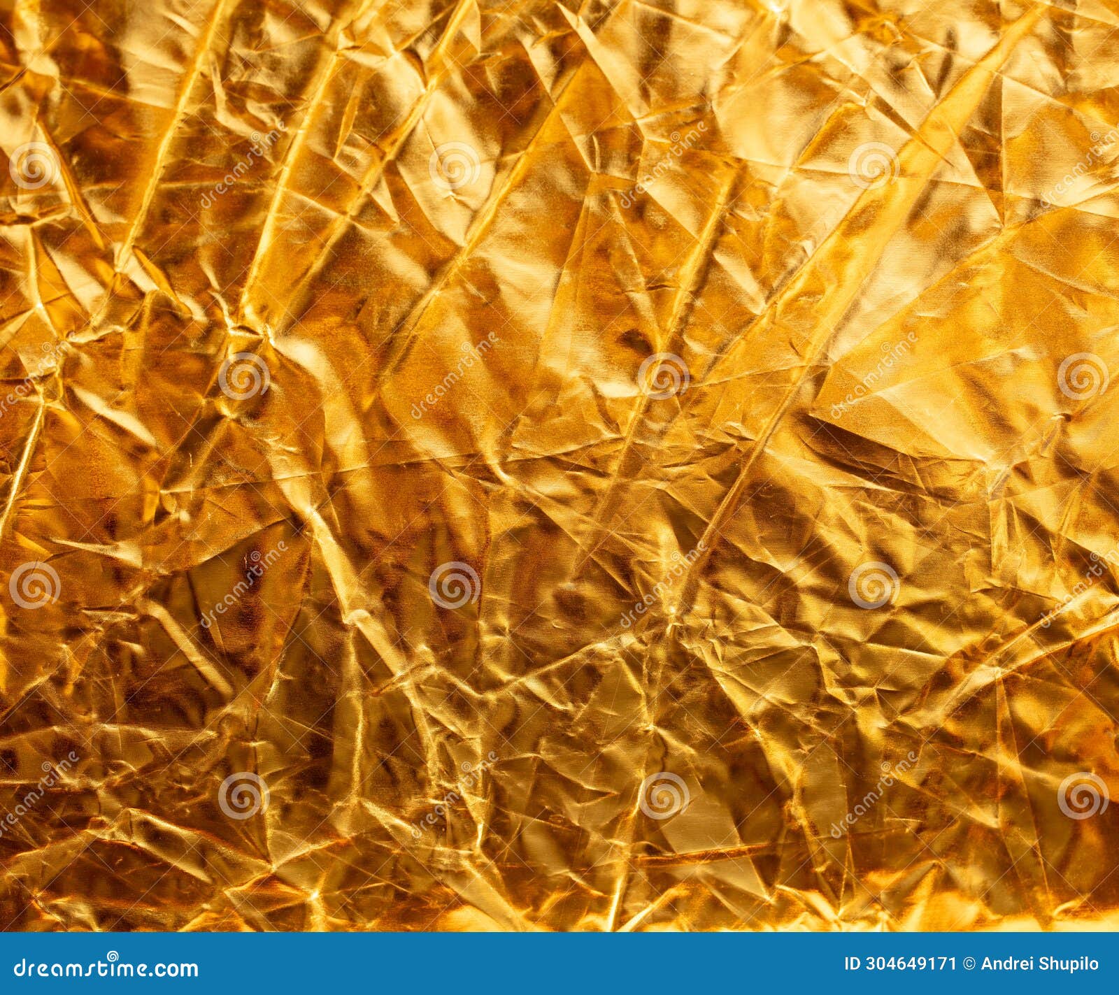 Crumpled Gold Background As an Abstraction. Texture Stock Image - Image ...