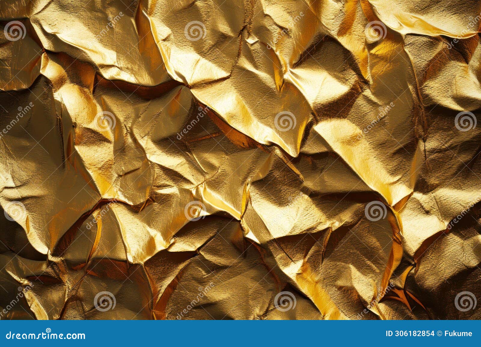 Crumpled Gold Foil Abstract Background Stock Photo - Image of space ...