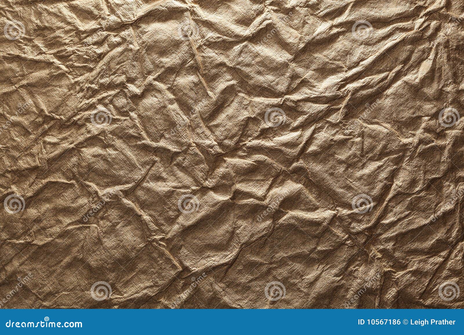 Crumpled gold paper stock photo. Image of metallic, grunge - 10567186