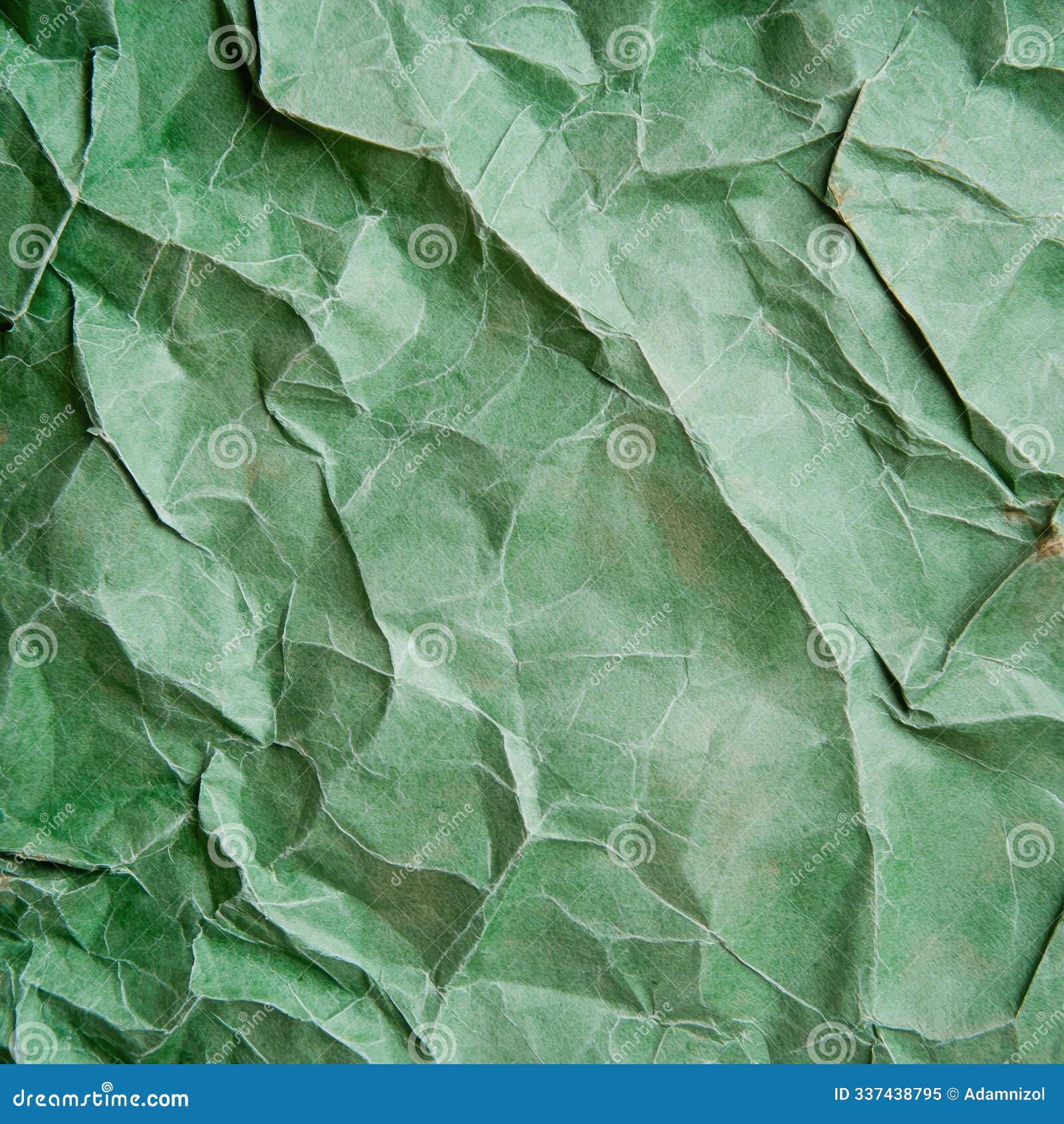 Crumpled Green Paper Texture Background Stock Photo | CartoonDealer.com ...
