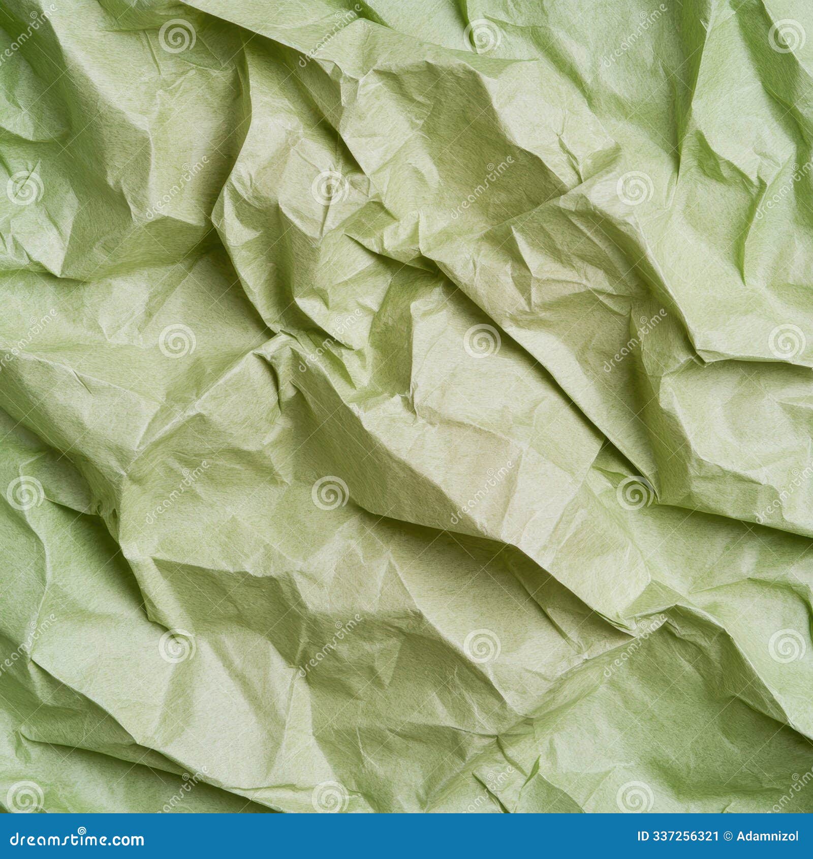 Crumpled Green Paper Texture Background Stock Photo | CartoonDealer.com ...