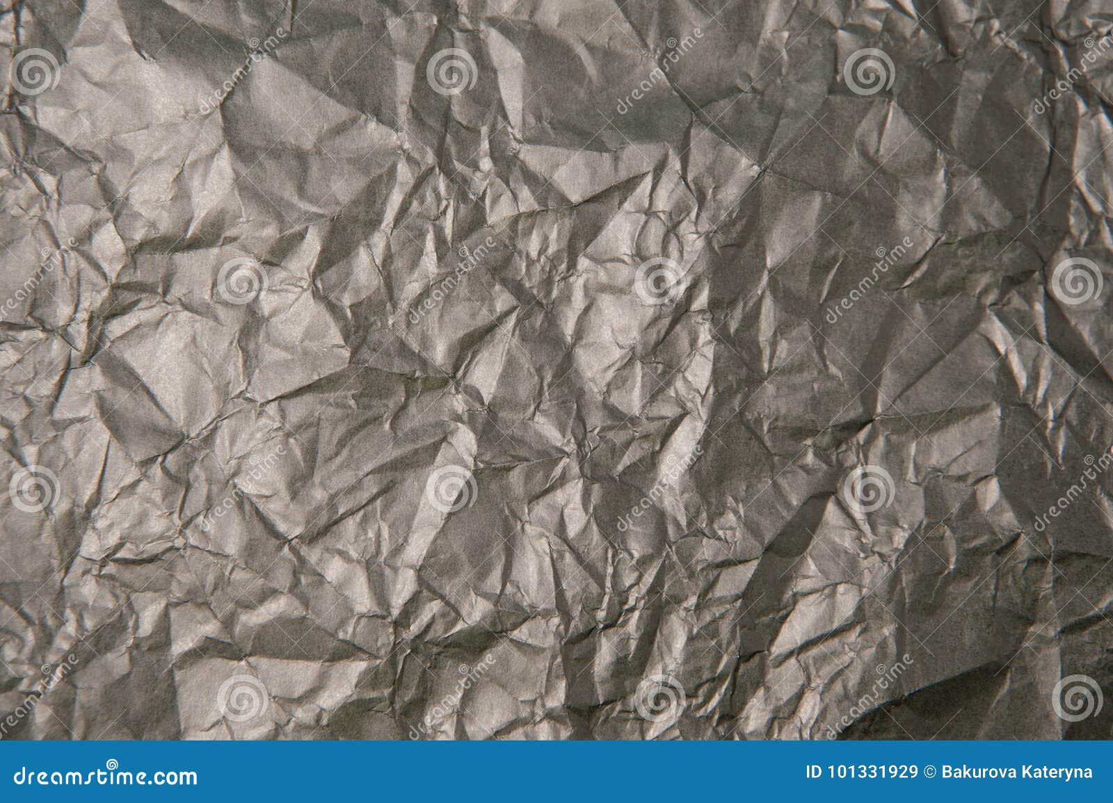 Crumpled Grey Paper Texture Stock Image - Image of grungy, blank: 101331929