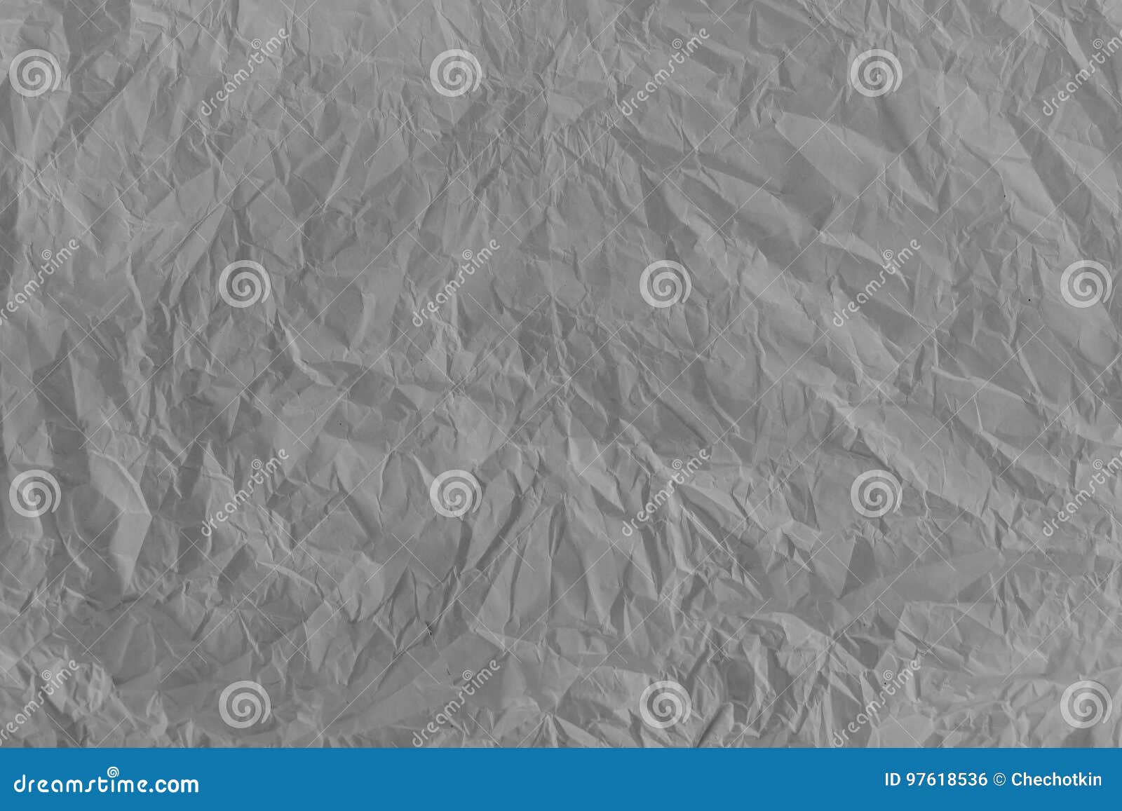 Crumpled Grey Paper Texture Stock Photo - Image of grey, backdrop: 97618536