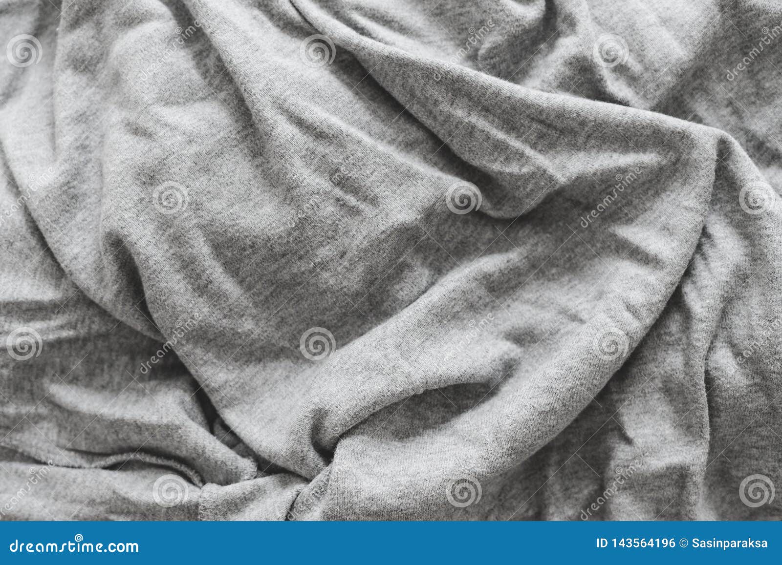 Crumpled Grey Textile Texture. Fabric Texture Background Stock Photo ...