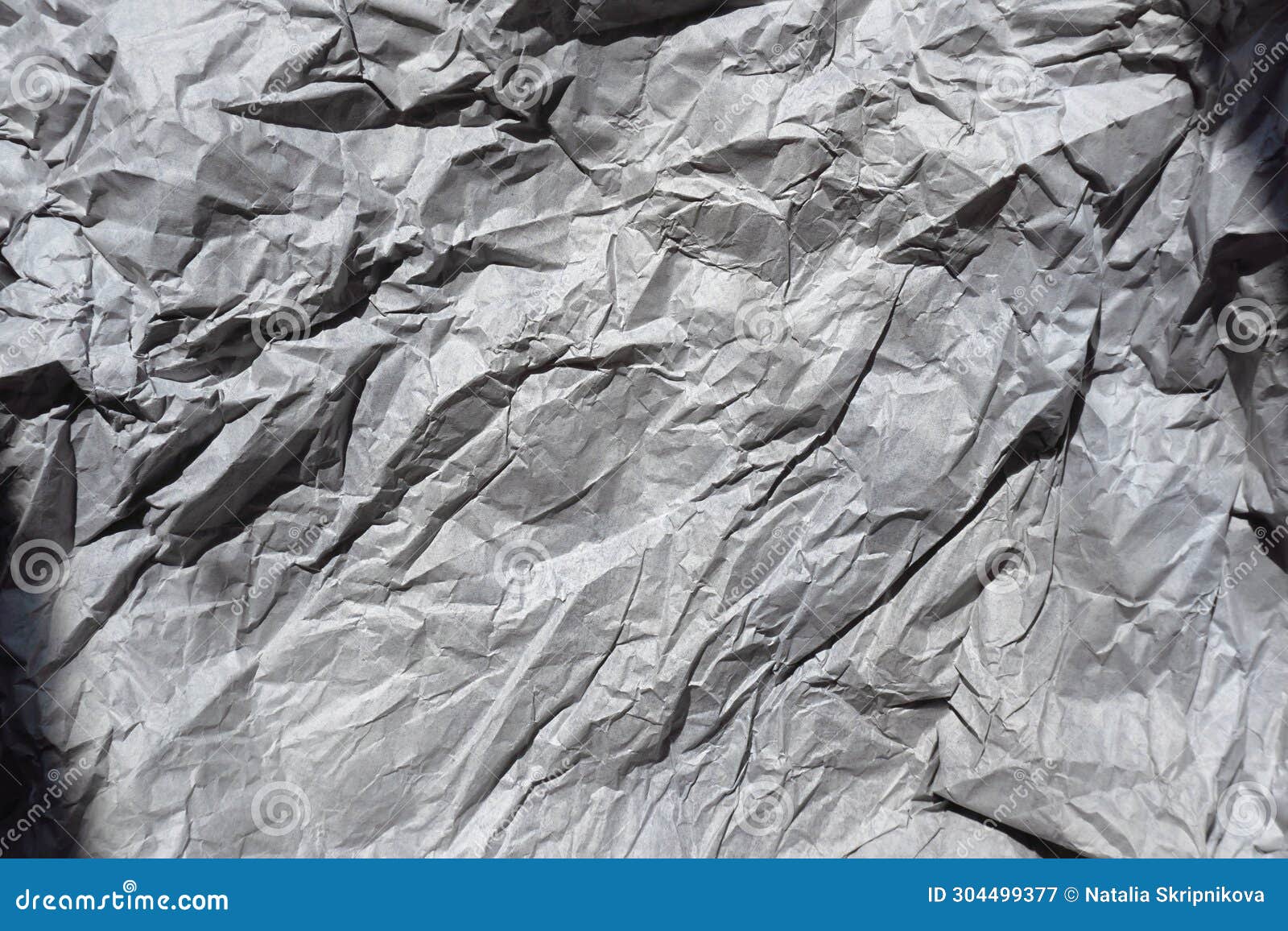 Crumpled Kraft Paper Lies on the Surface Stock Image - Image of craft ...