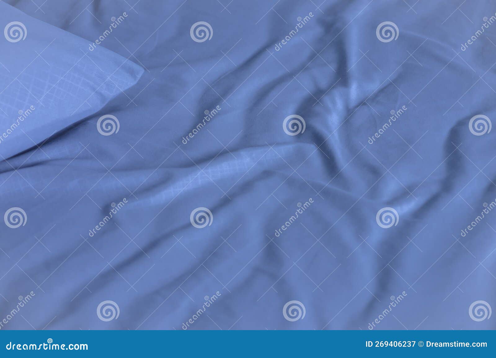 Crumpled light blue sheet stock image. Image of blue - 269406237