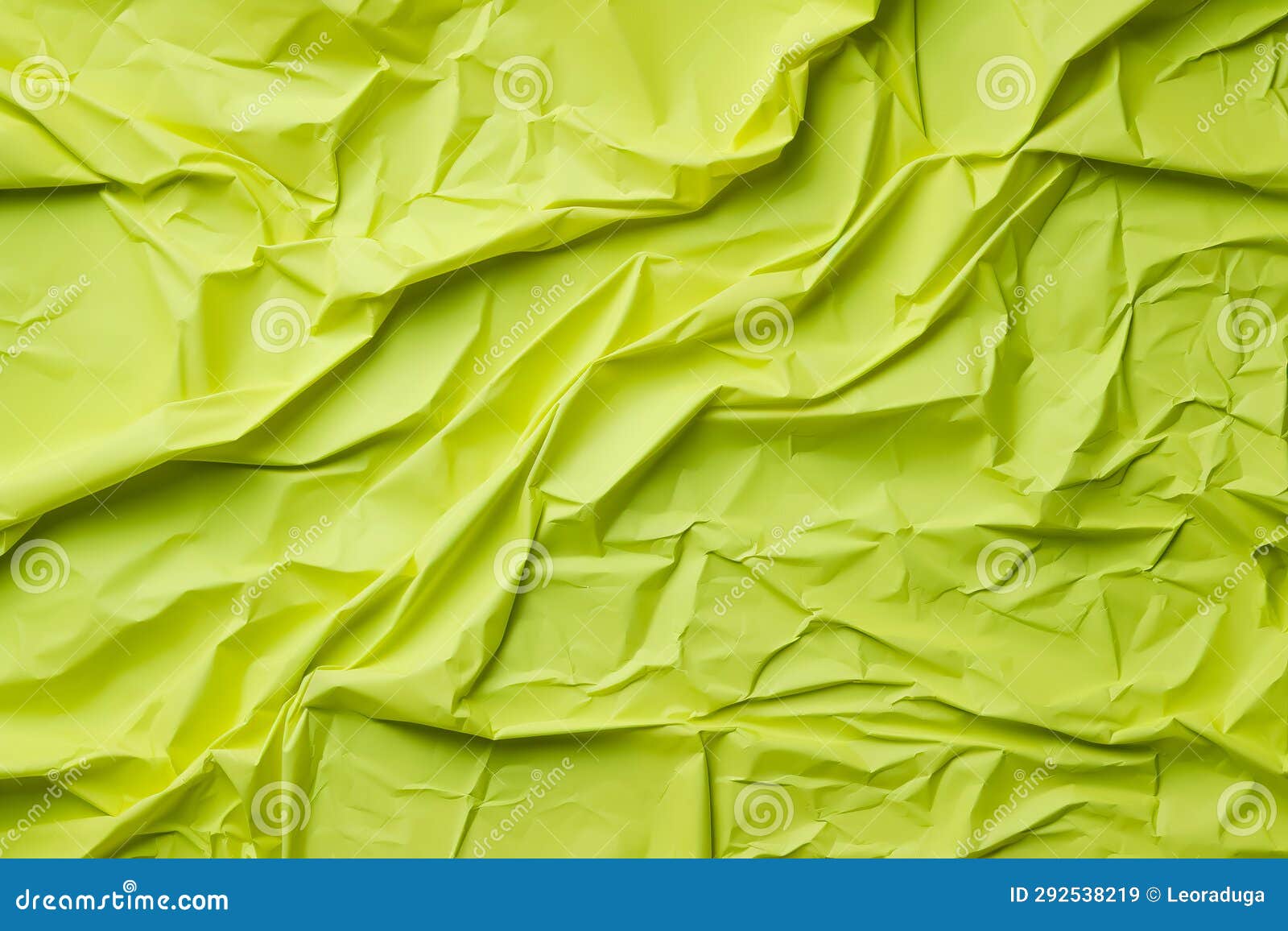 Crumpled Lime Paper Abstract Shape Background with Space Paper for Text ...