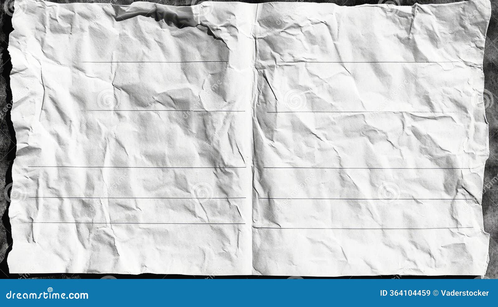 Crumpled Lined Paper Texture Stock Illustration | CartoonDealer.com ...