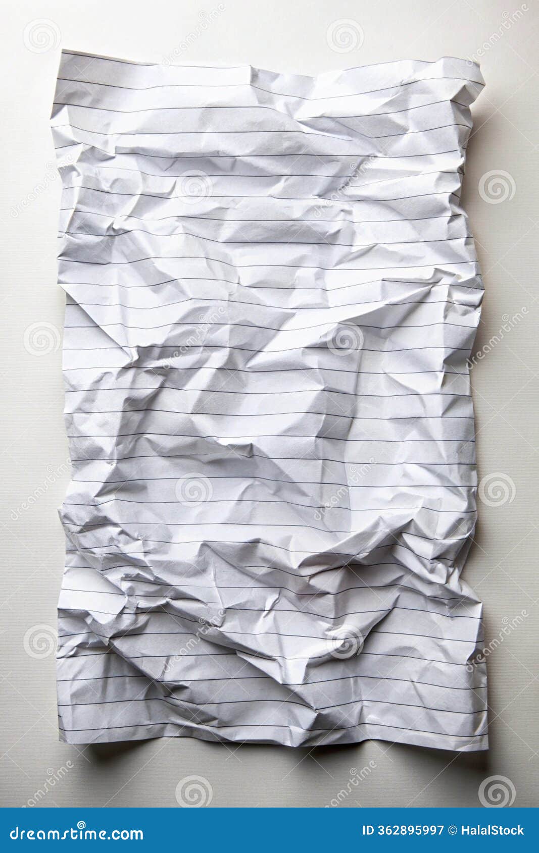 Crumpled Lined Paper Texture Stock Illustration | CartoonDealer.com ...
