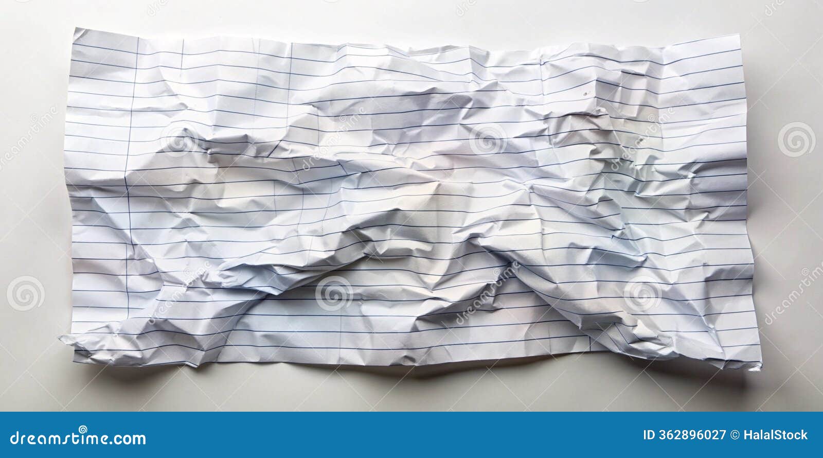 Crumpled Lined Paper Texture Stock Illustration | CartoonDealer.com ...