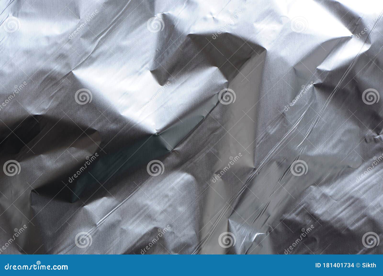 Crumpled Metal Foil Texture Stock Photo - Image of material, foil ...