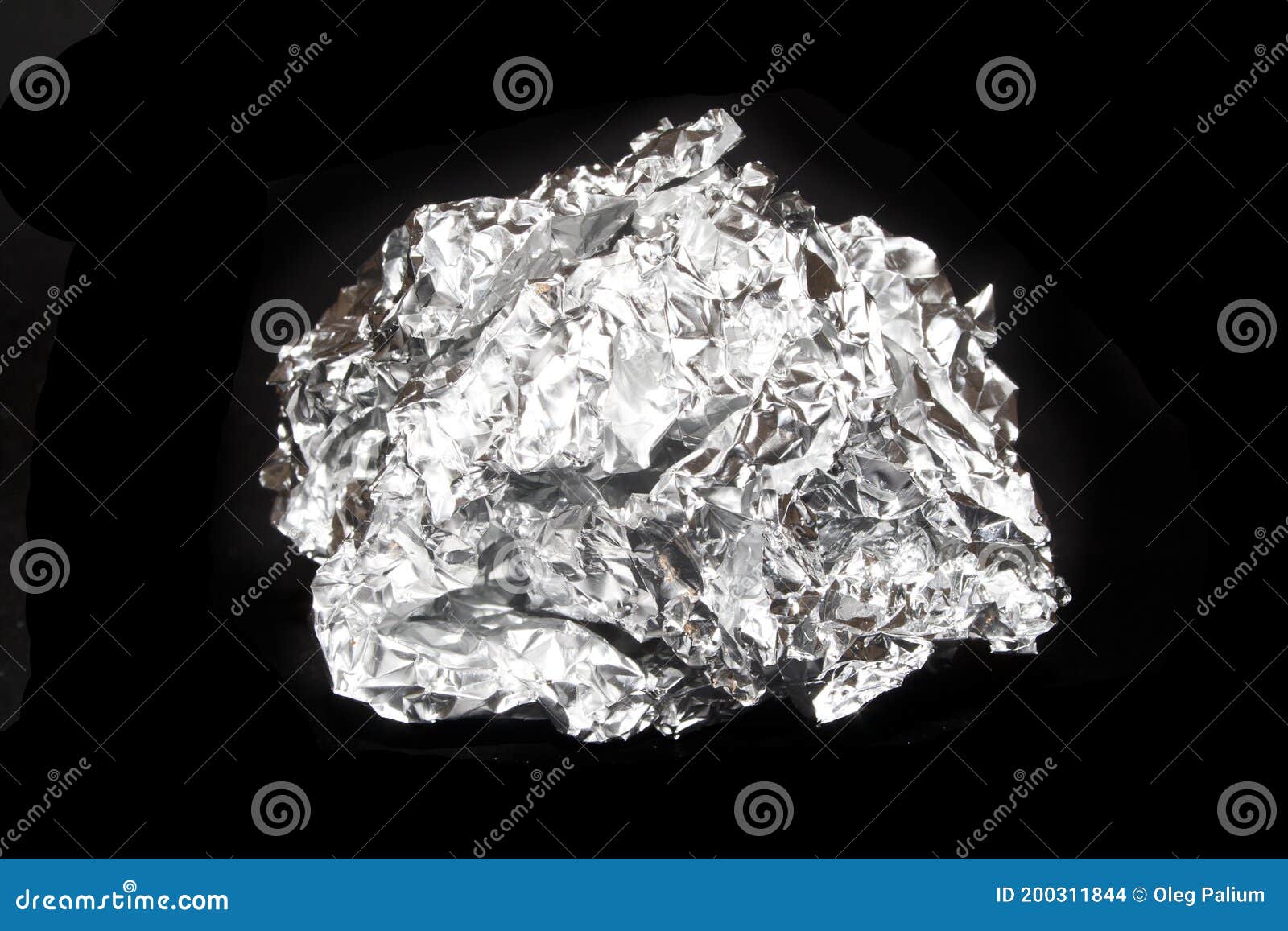 Crumpled Metal Isolated on White Background Stock Photo - Image of ...