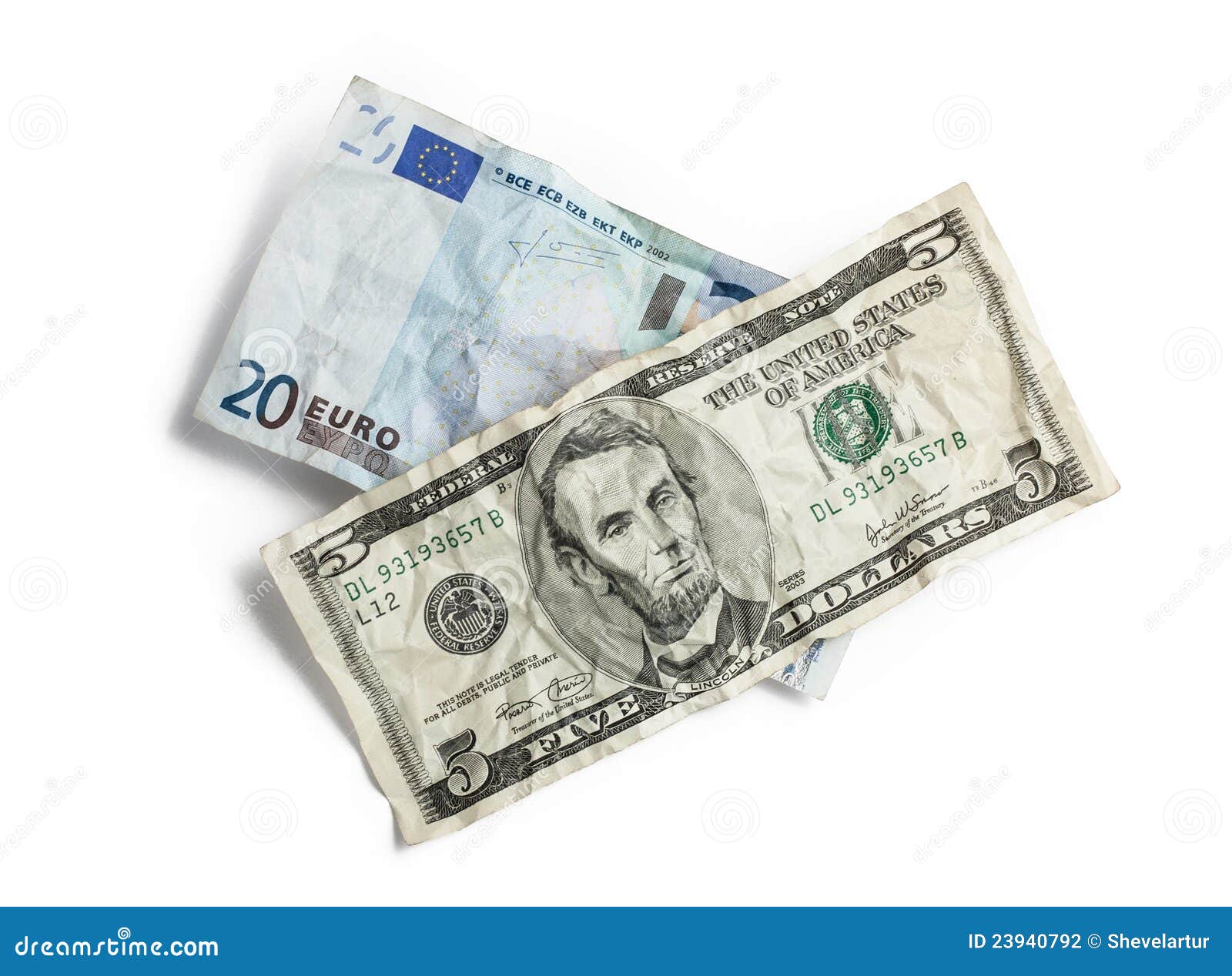 Crumpled money stock photo. Image of concept, green, paying - 23940792
