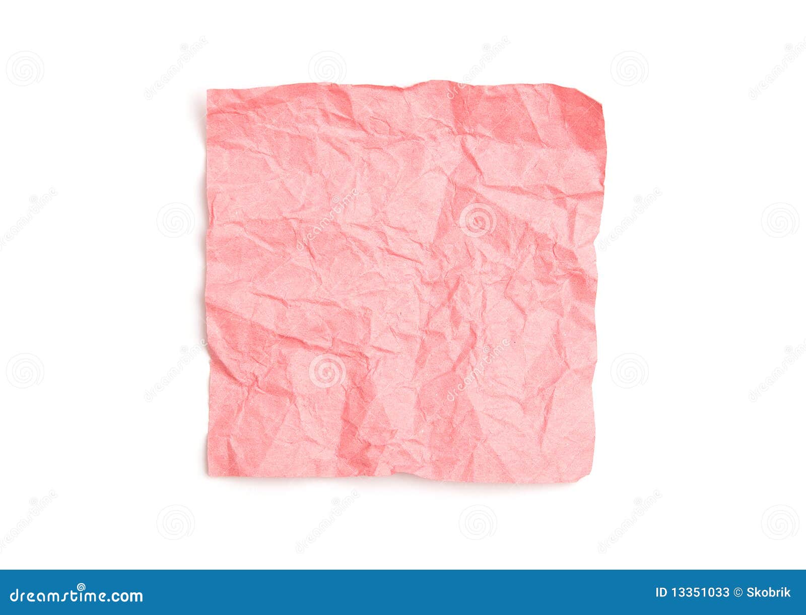 Crumpled note paper stock image. Image of used, obsolete - 13351033