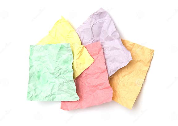 Crumpled note papers stock photo. Image of empty, abstract - 13420330