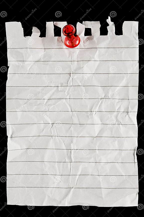 Crumpled note stock photo. Image of message, lines, creased - 49141702