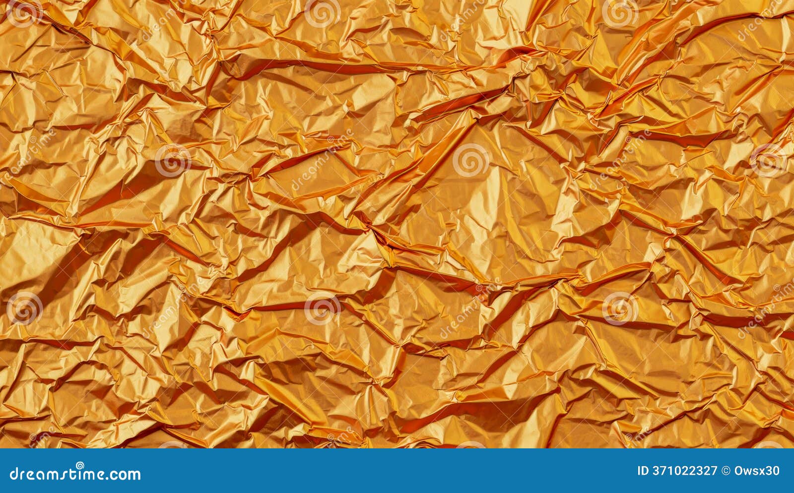 Crumpled Orange Paper Texture With Dramatic Wrinkles And Shadows ...