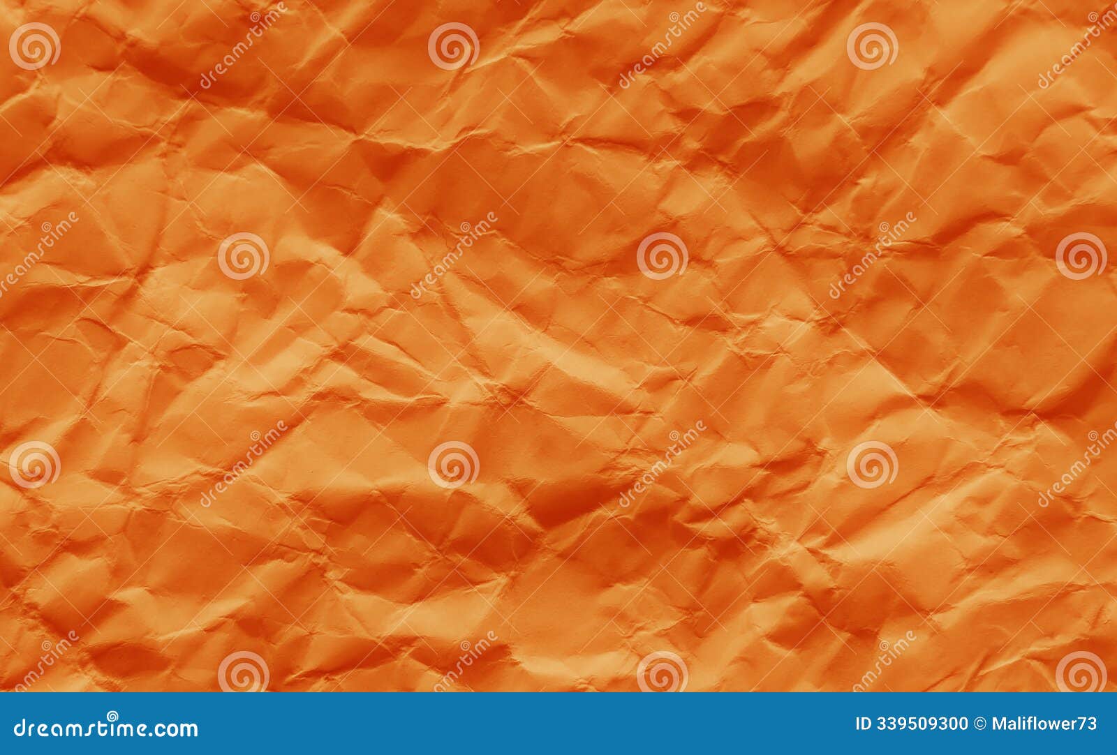 Crumpled Orange Paper Texture Background. Stock Photography ...