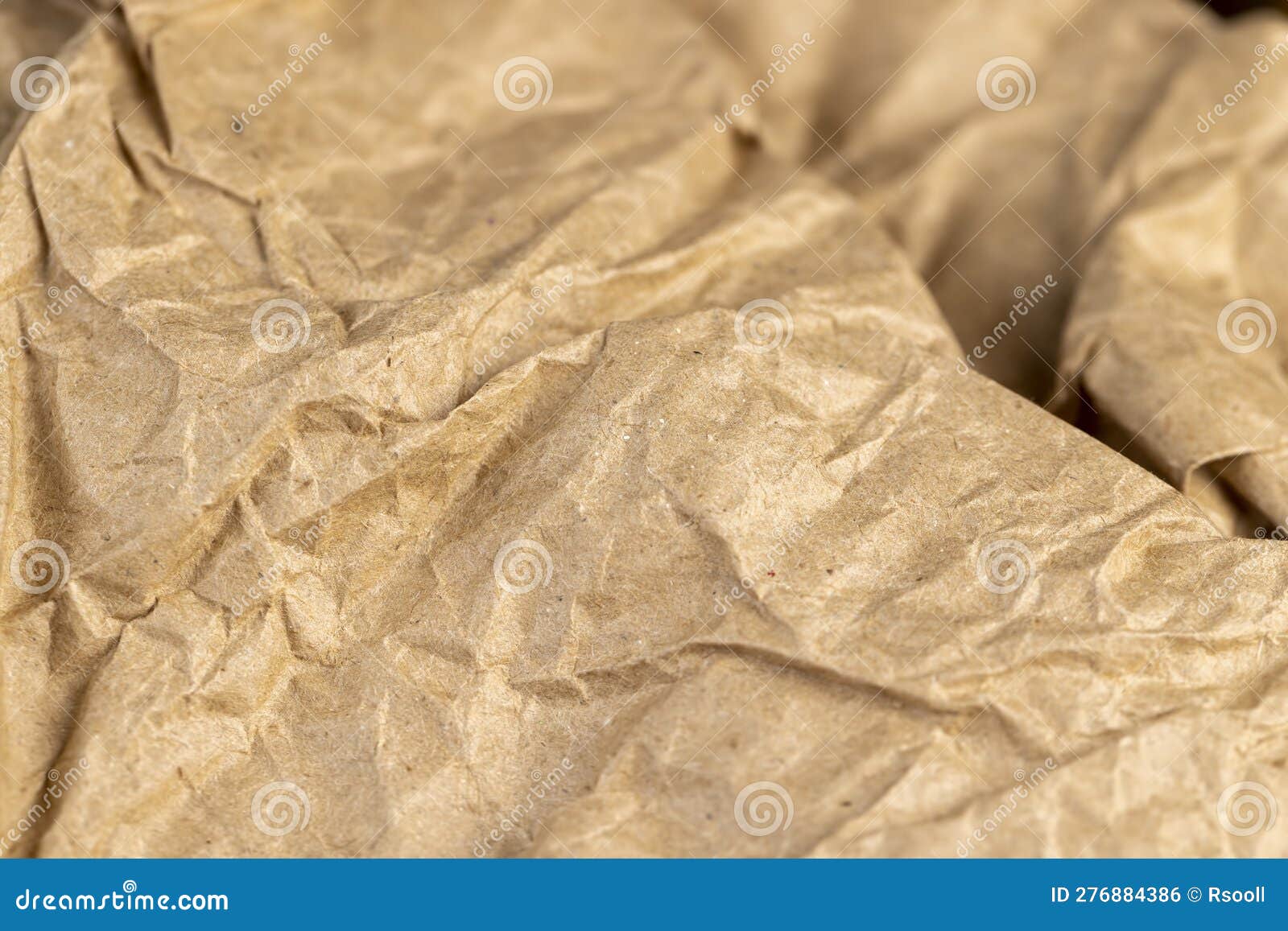 Crumpled Packaging Paper from Recycled Paper Stock Photo - Image of ...