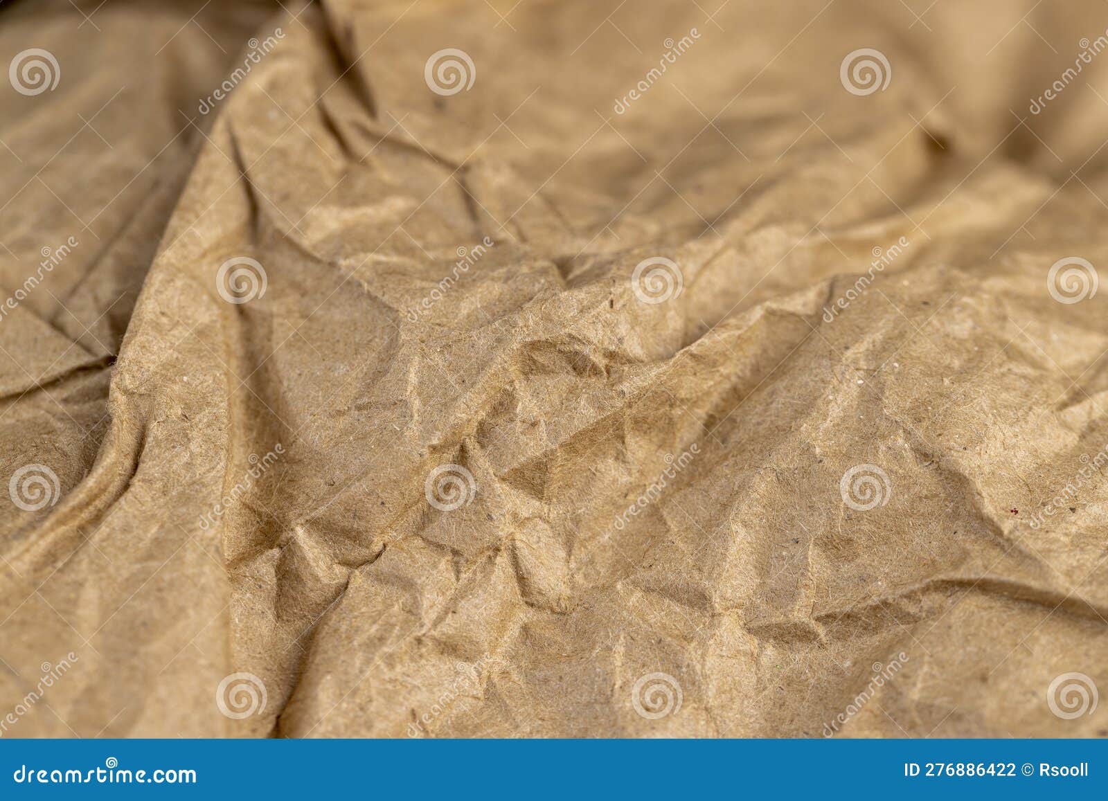 Crumpled Packaging Paper from Recycled Paper Stock Photo - Image of ...