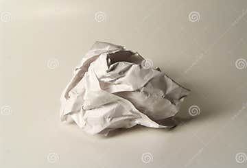 Crumpled Paper stock photo. Image of business, stress, mistake - 12620