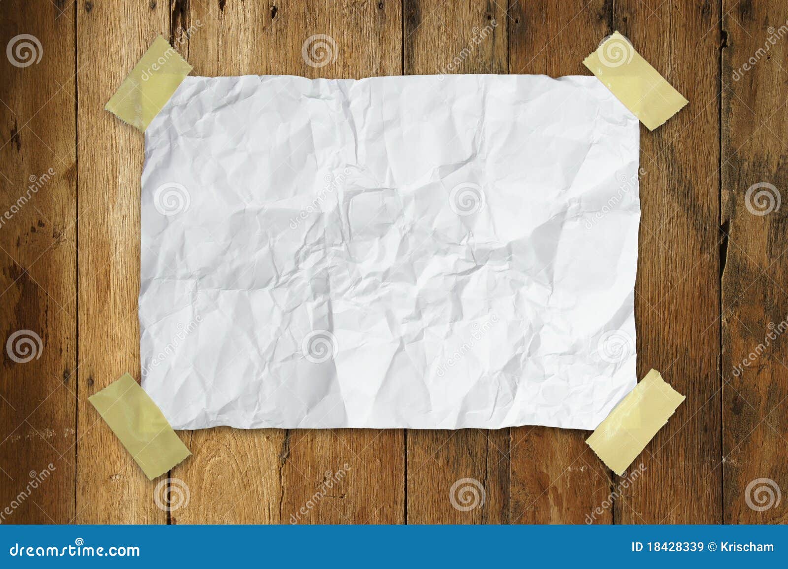 Crumpled paper stock image. Image of planks, smudged - 18428339