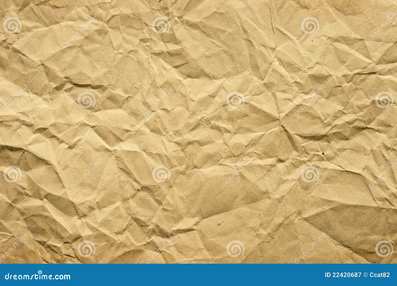 Crumpled paper stock image. Image of creased, paper, ancient - 22420687