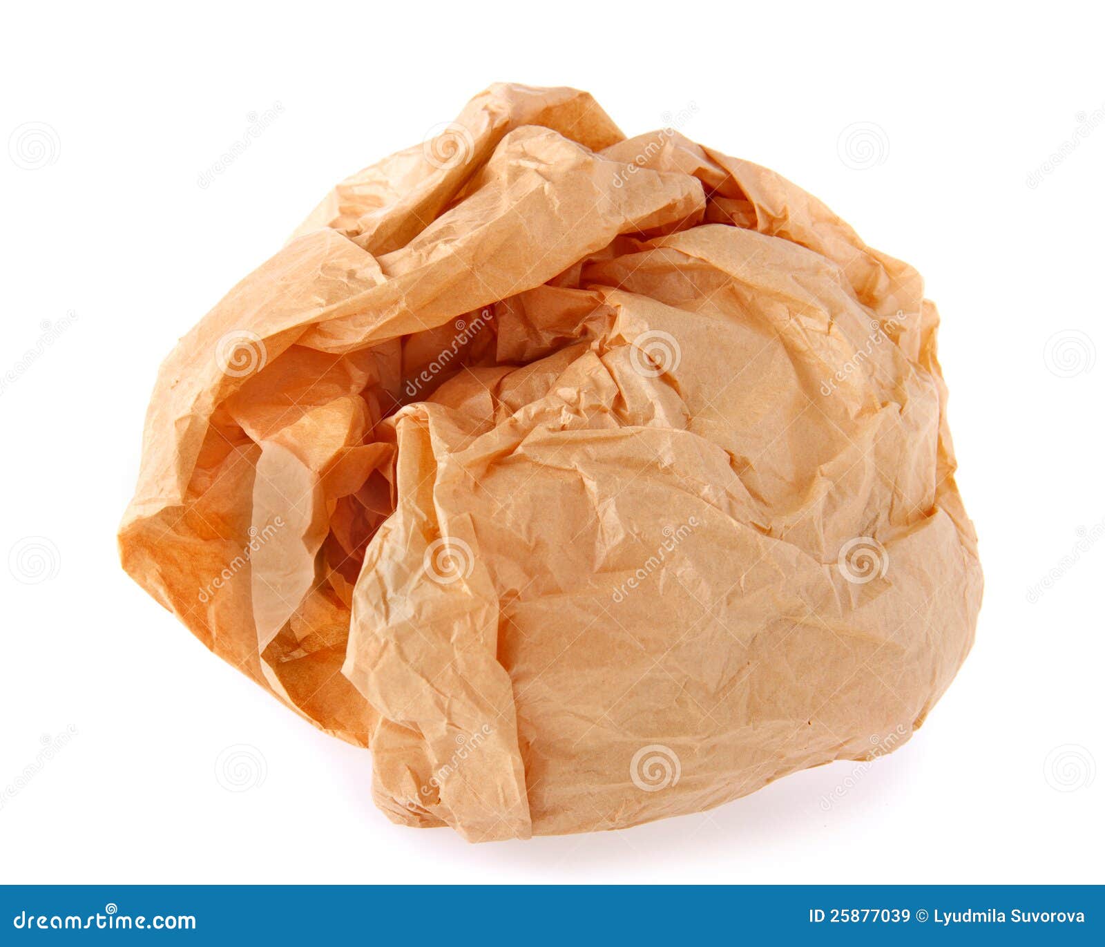 Crumpled paper stock image. Image of wrinkled, damaged - 25877039