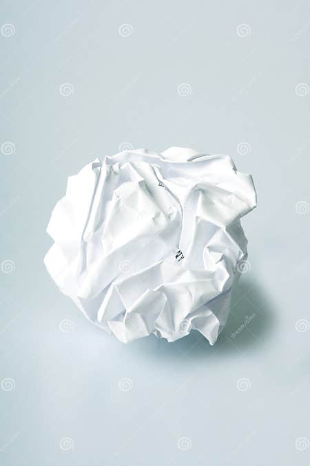 Crumpled paper stock photo. Image of failure, files, wads - 3819128