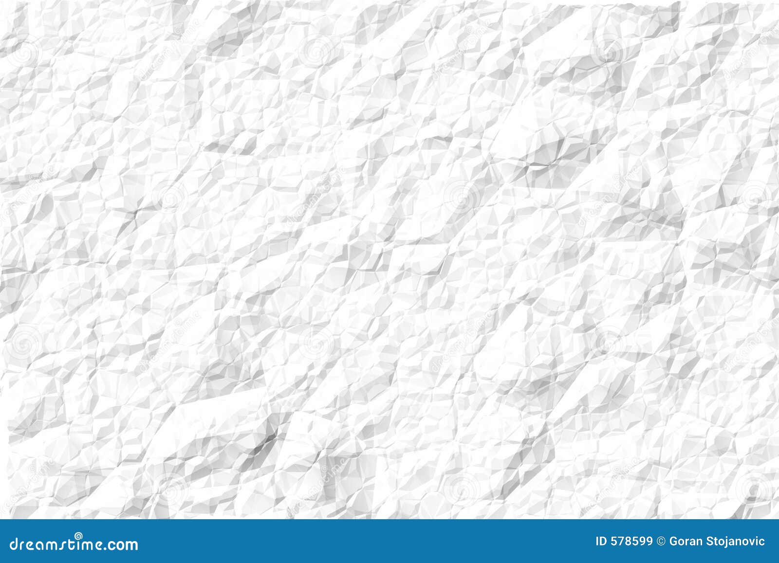 Crumpled paper stock illustration. Illustration of blank - 578599