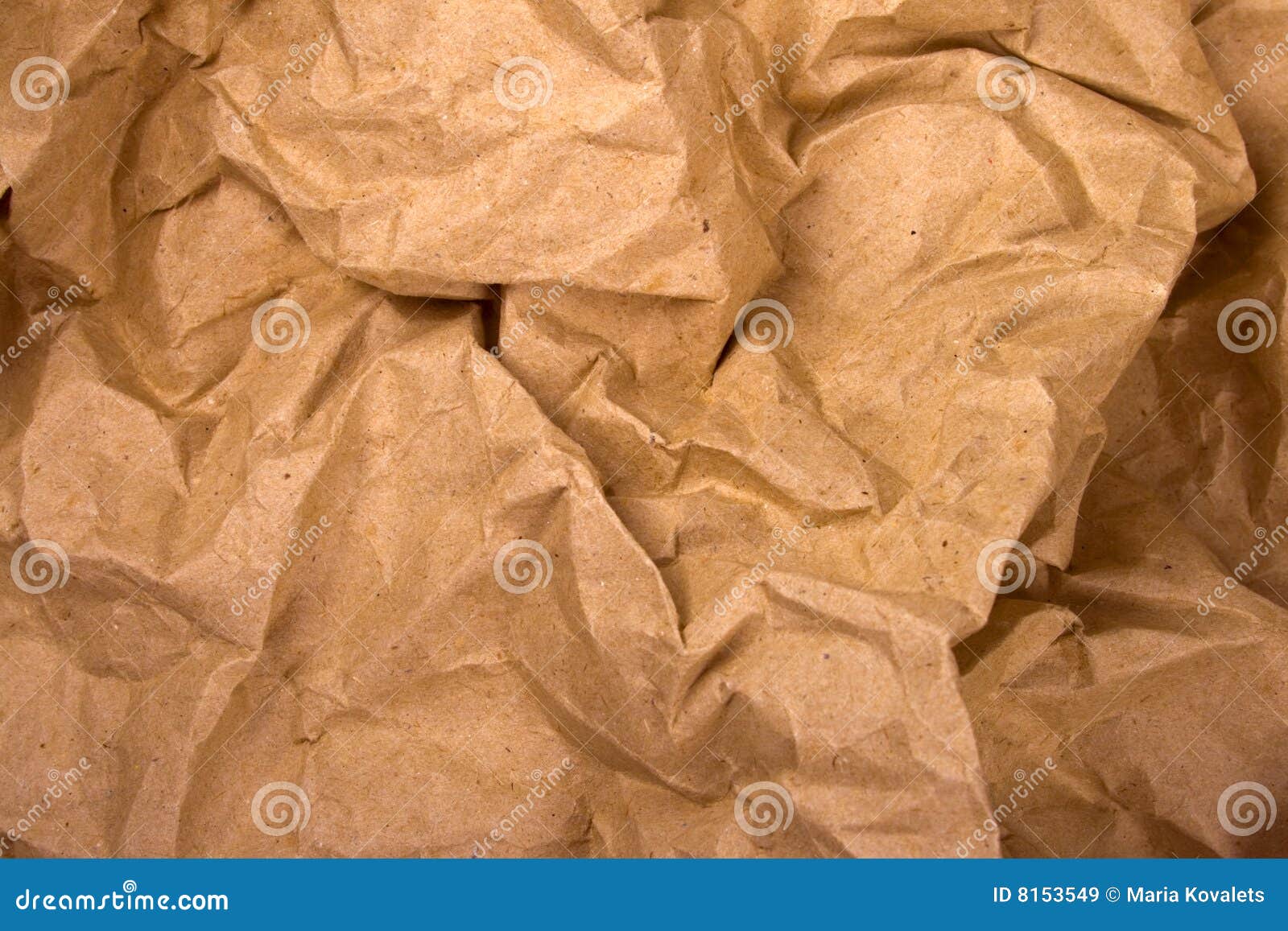 Crumpled paper stock image. Image of dark, crumple, crimp - 8153549