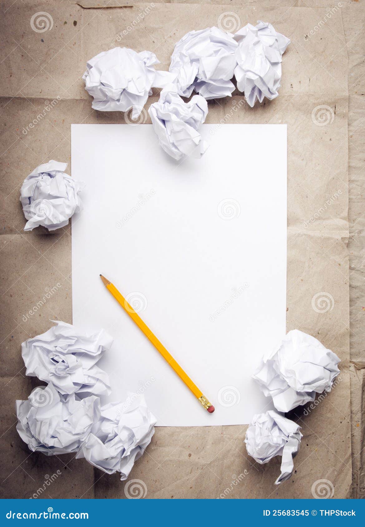 Crumpled Paper Background stock image. Image of garbage - 25683545