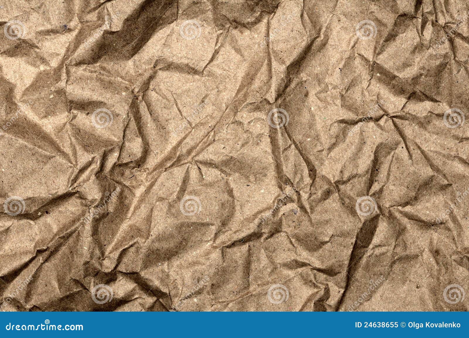 Crumpled paper bag stock image. Image of ecology, natural - 24638655