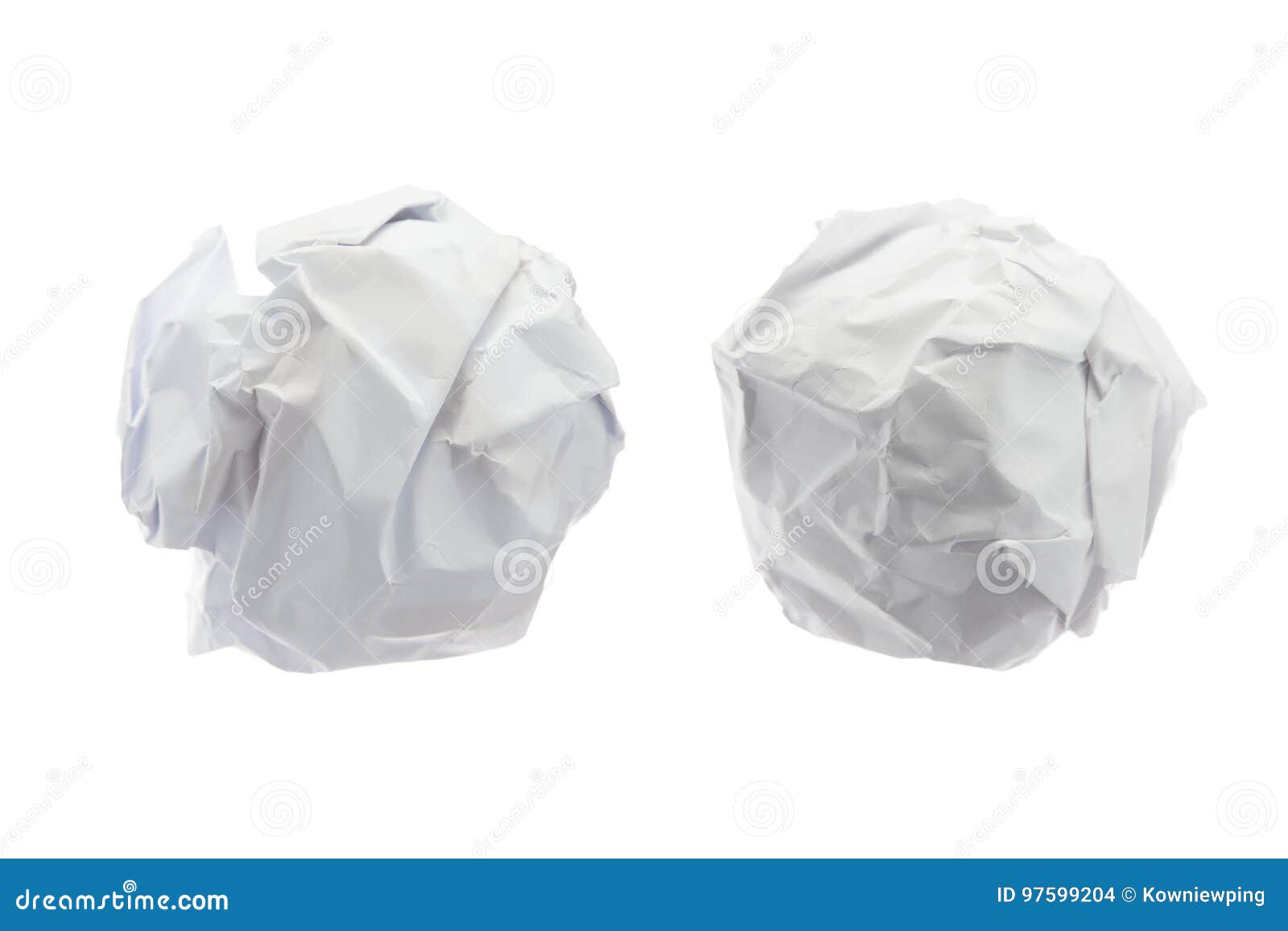 Paper Ball - Crumpled Of Sticky Post It Note On Cr Stock Photography ...