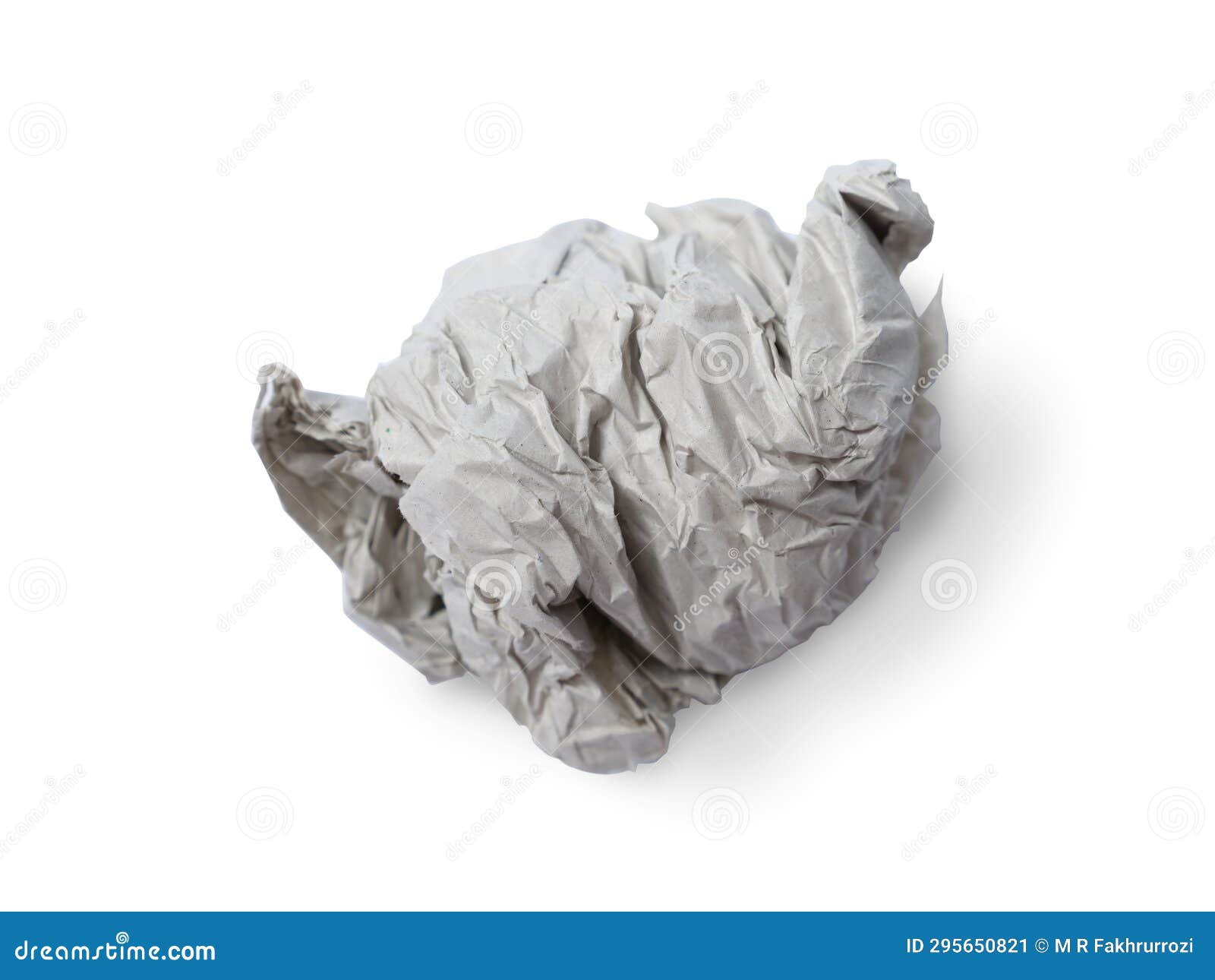 Crumpled Paper Ball, Thrown Out Idea Notes into Trash Garbage Concept ...