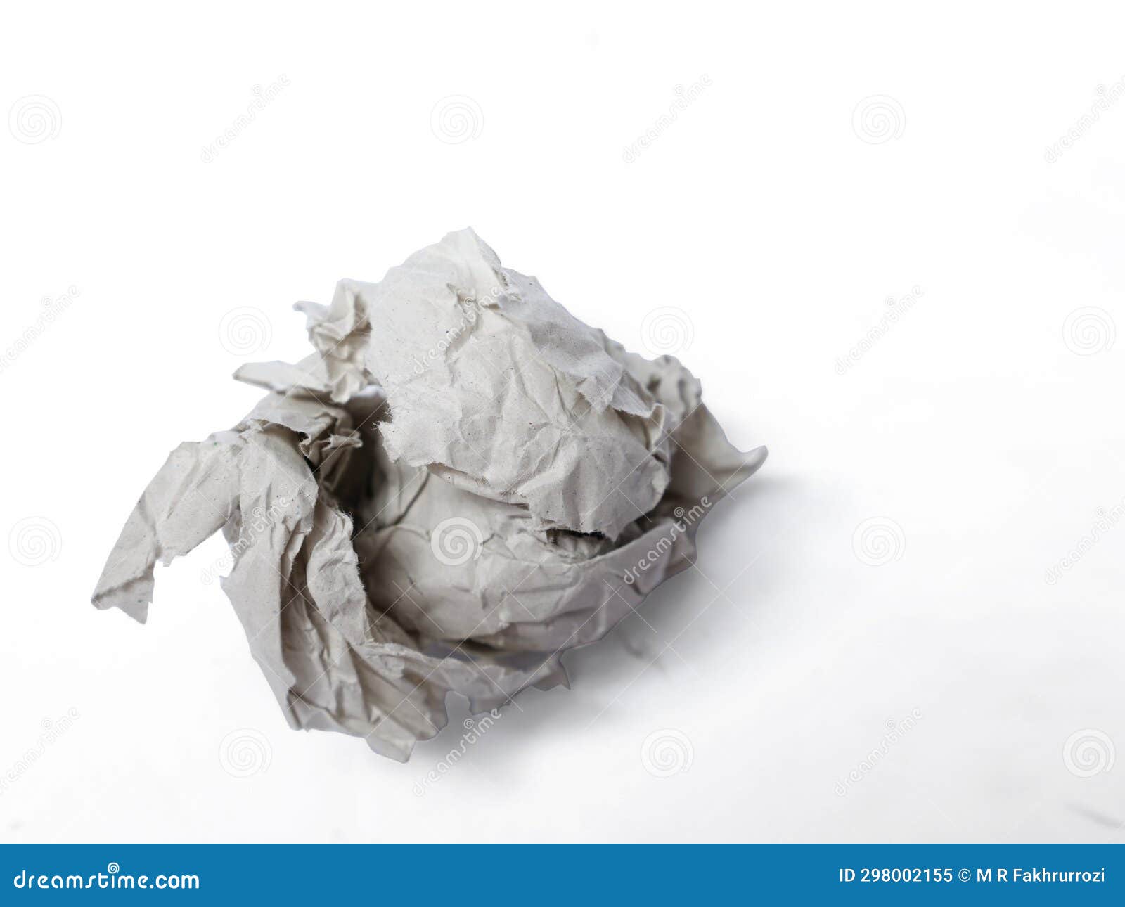 Crumpled Paper Ball, Thrown Out Idea Notes into Trash Garbage Concept ...