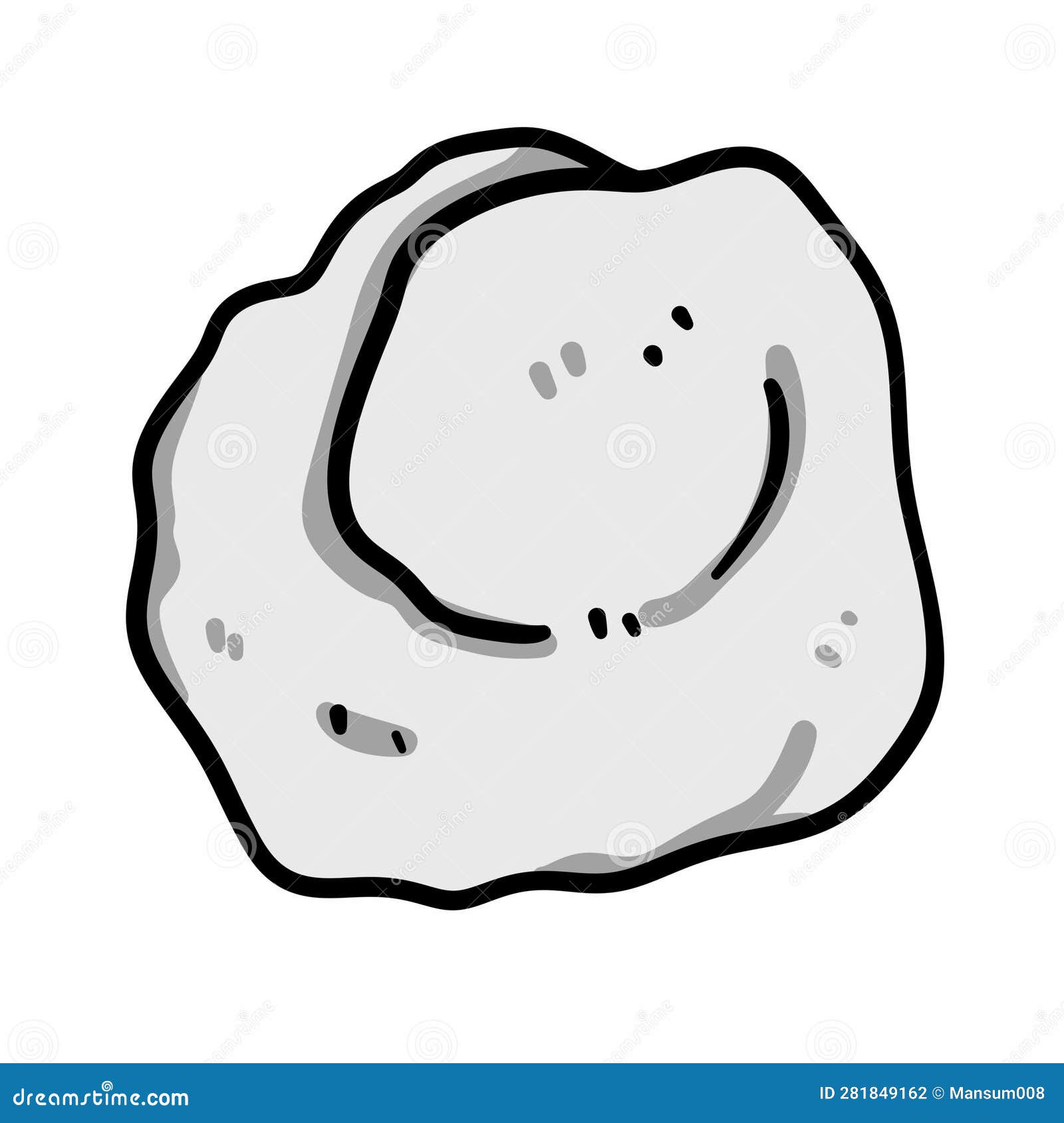 Crumpled Paper Cartoon Isolated Illustration Stock Illustration ...