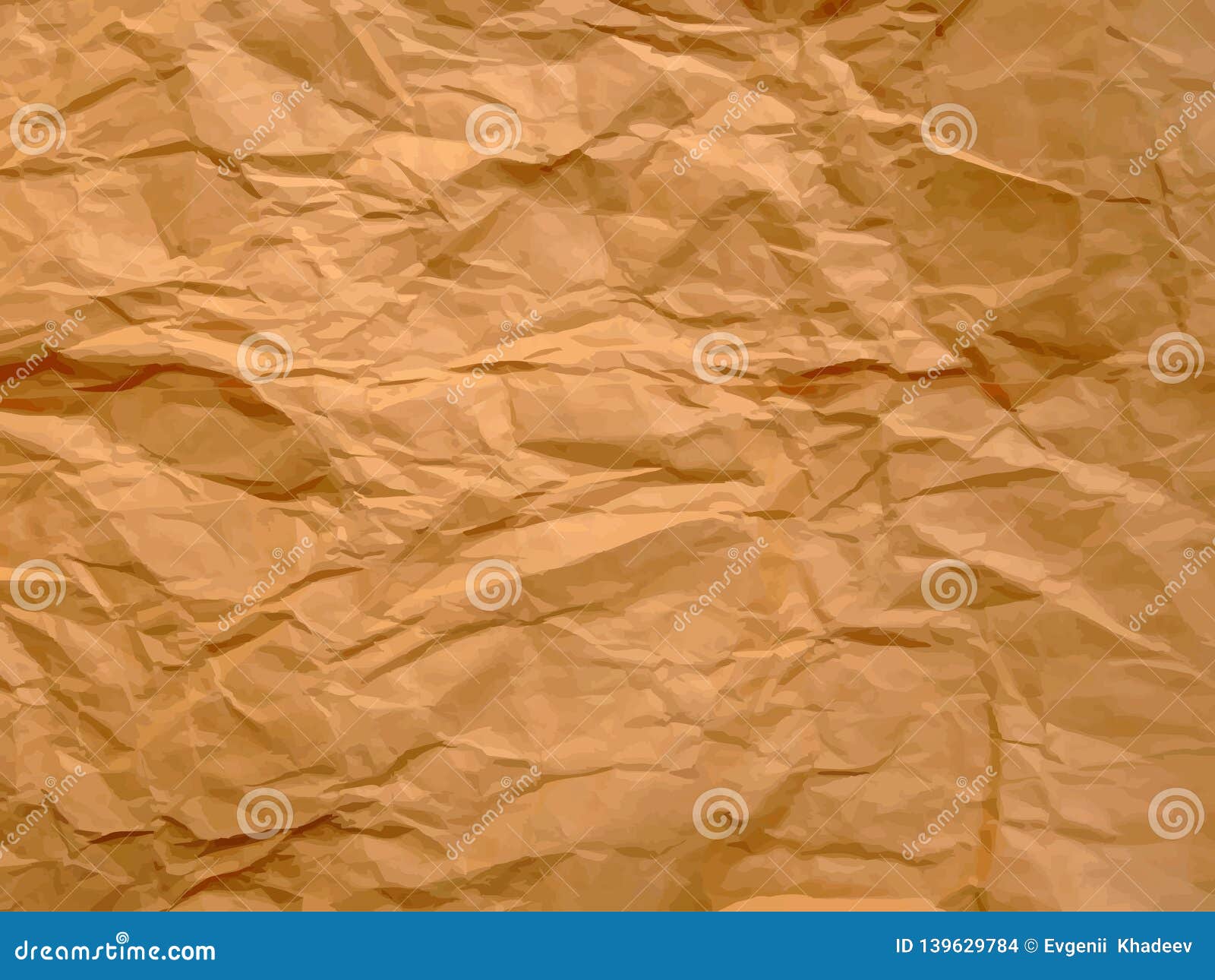A Crumpled Paper Design. Vector Background Illustration Stock ...