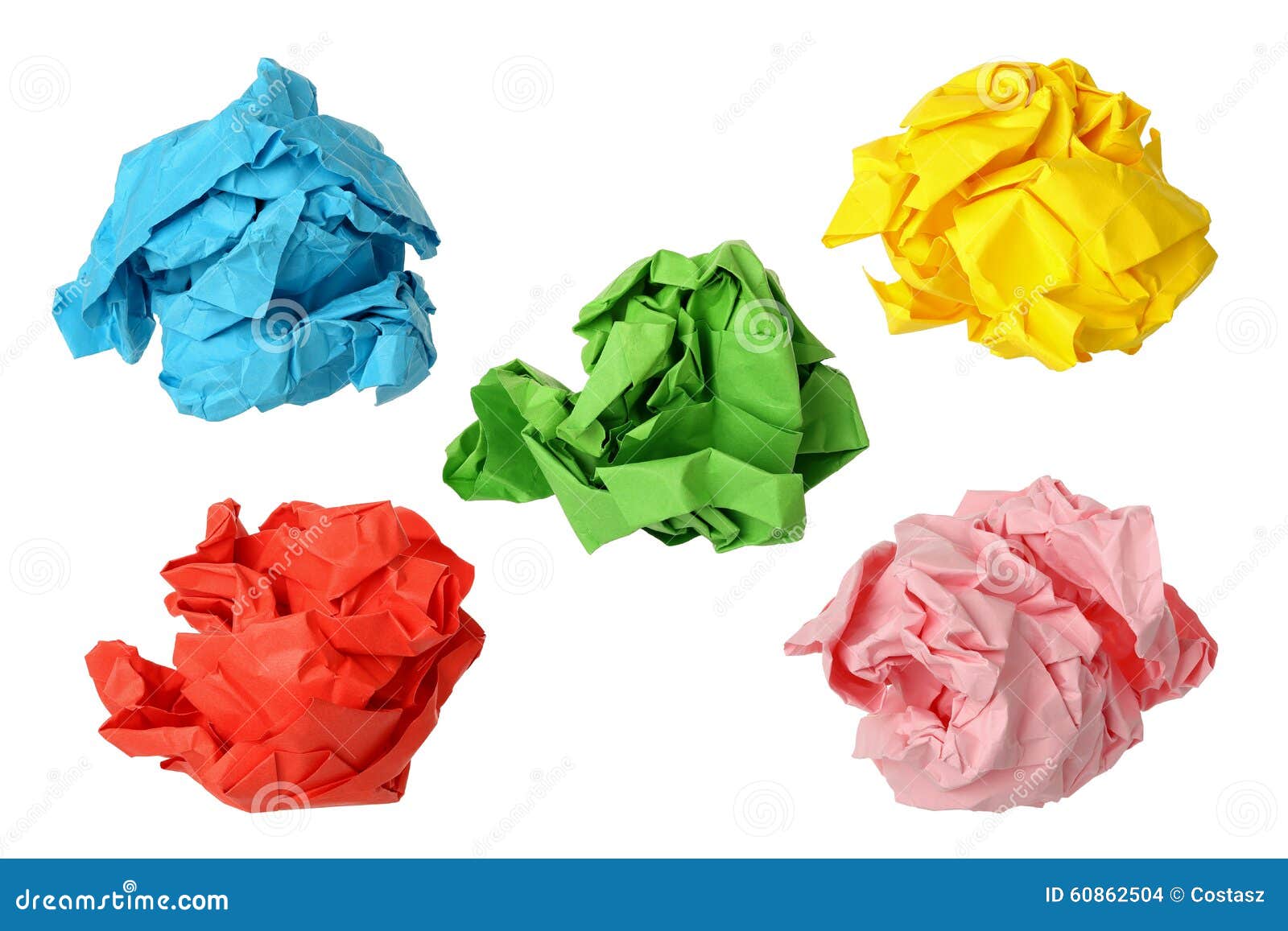 Crumpled paper stock photo. Image of crumpled, crease - 60862504
