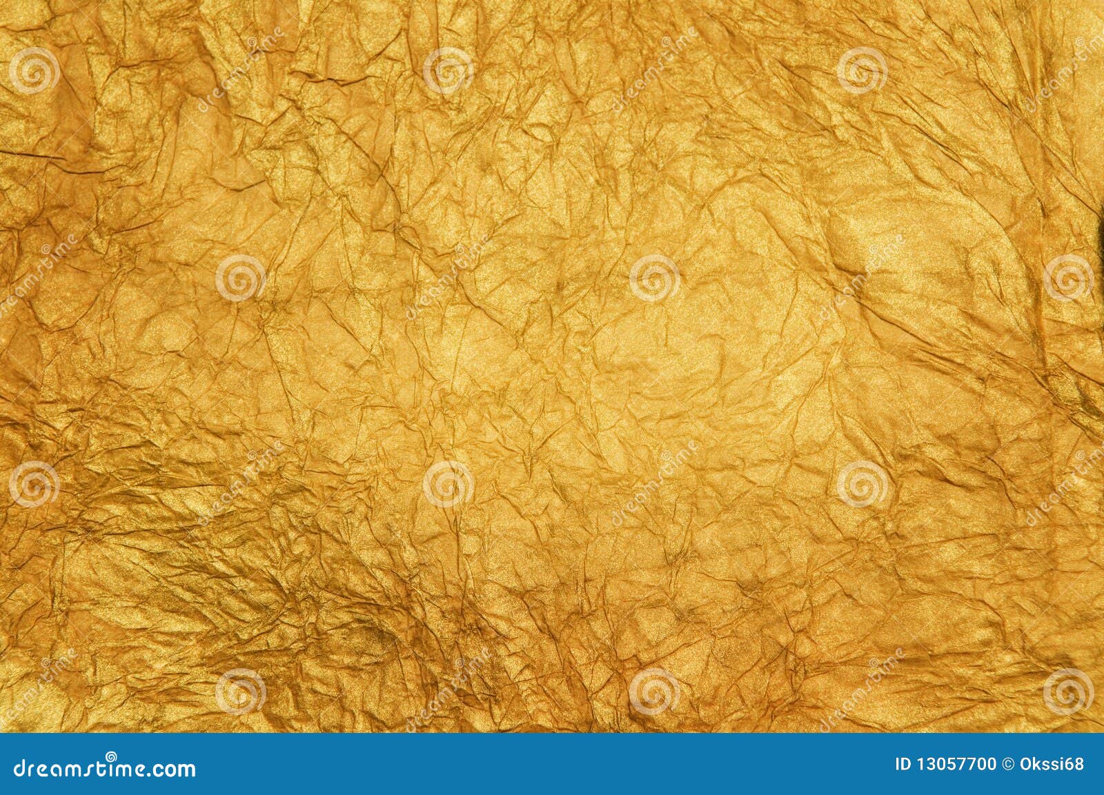 Crumpled paper gold stock photo. Image of luxury, copper - 13057700