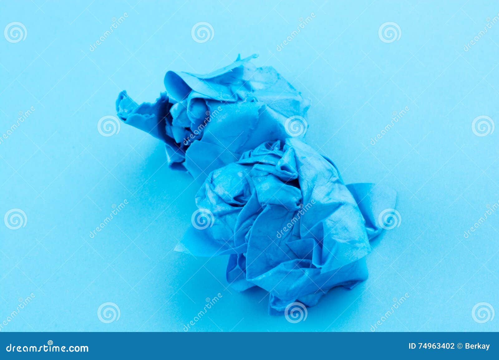 Crumpled Paper Put in Water Stock Photo - Image of crumpled, abstract ...