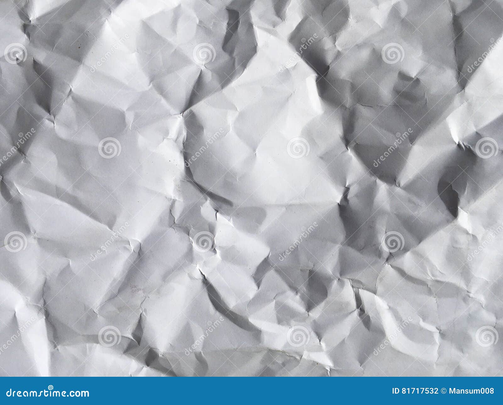 Crumpled paper texture stock photo. Image of white, parchment - 81717532