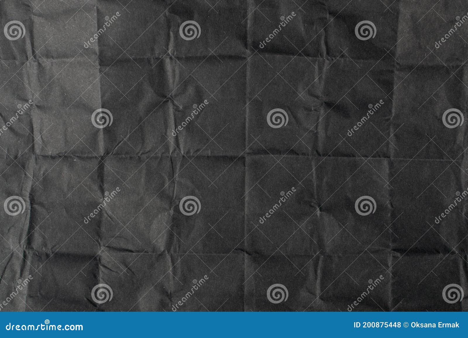 Crumpled Paper Texture Background, Wrinkled Document Pattern Stock ...