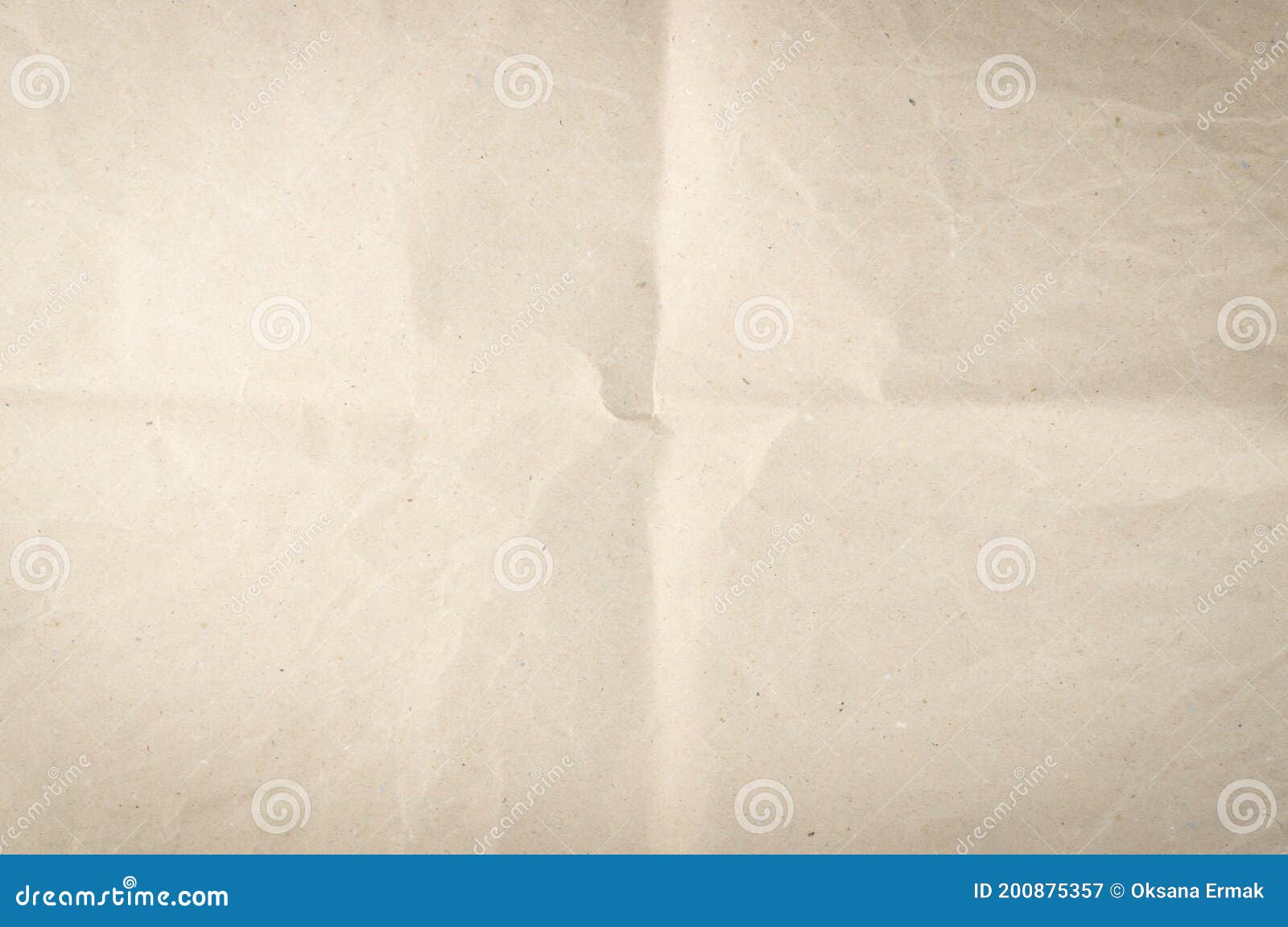 Crumpled Paper Texture Background, Wrinkled Document Pattern Stock ...