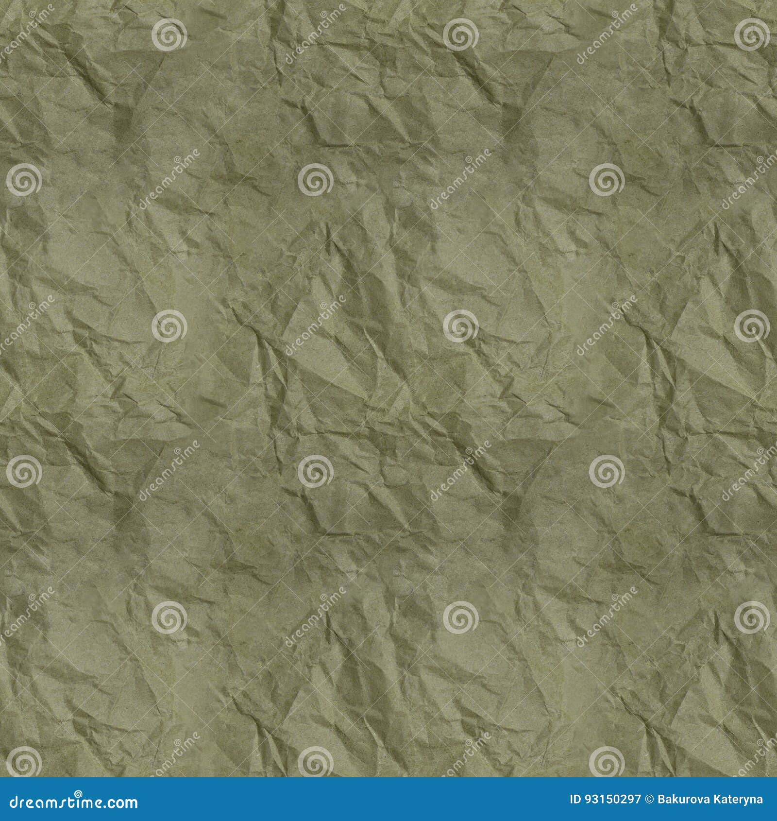 Crumpled Paper Texture Seamless Pattern Stock Image - Image of pattern ...