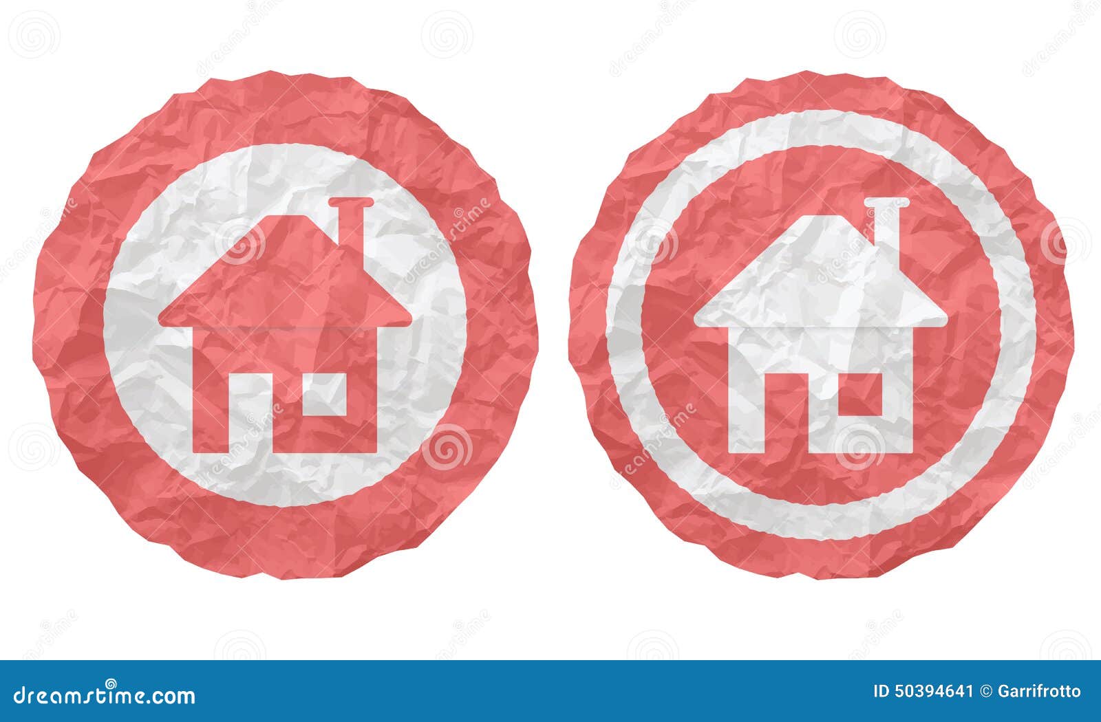 Icons On Crumpled Paper Royalty-Free Stock Photography | CartoonDealer ...